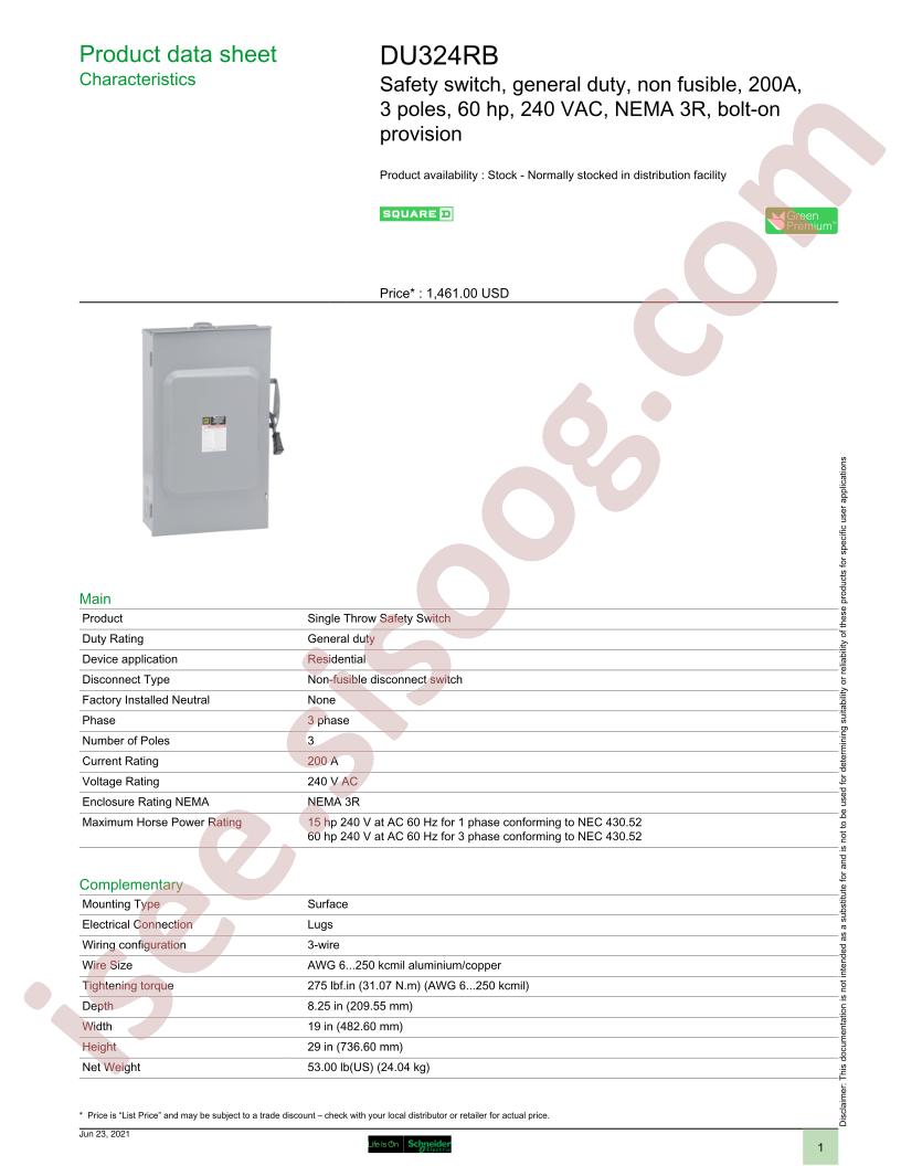 Datasheet DU324RB | دیتاشیت DU324RB | موتور جستجوی ISEE